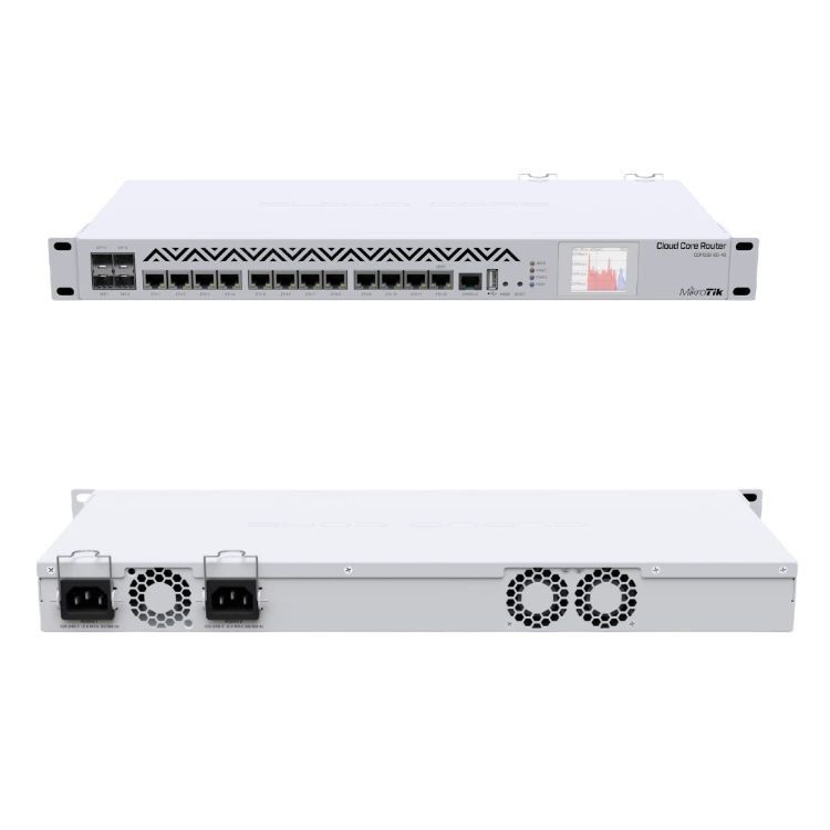 1U Rackmount Mikrotik Cloud Core Router 8GB RAM CCR1036 12G 4S EM