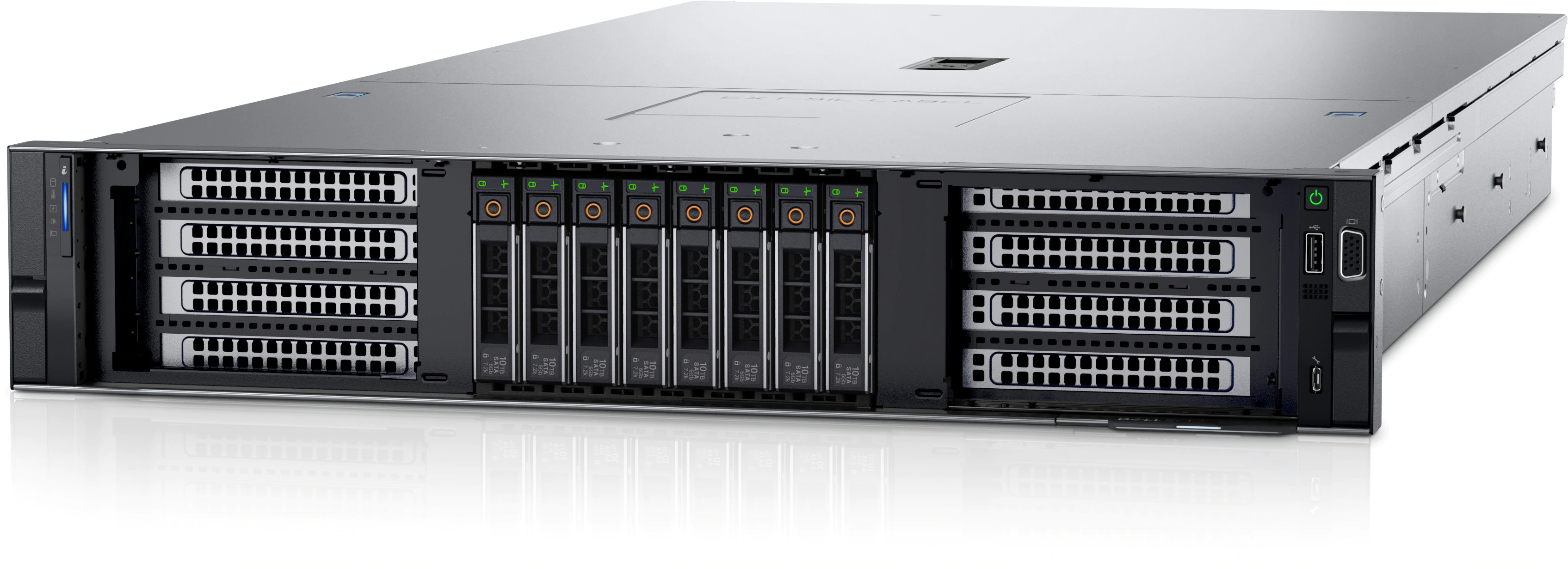 Emc R750xa 2U Dell Poweredge Server 8 Channels CPU